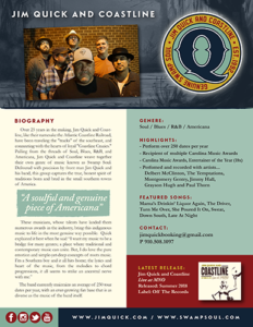 Press Kit | Jim Quick & Coastline